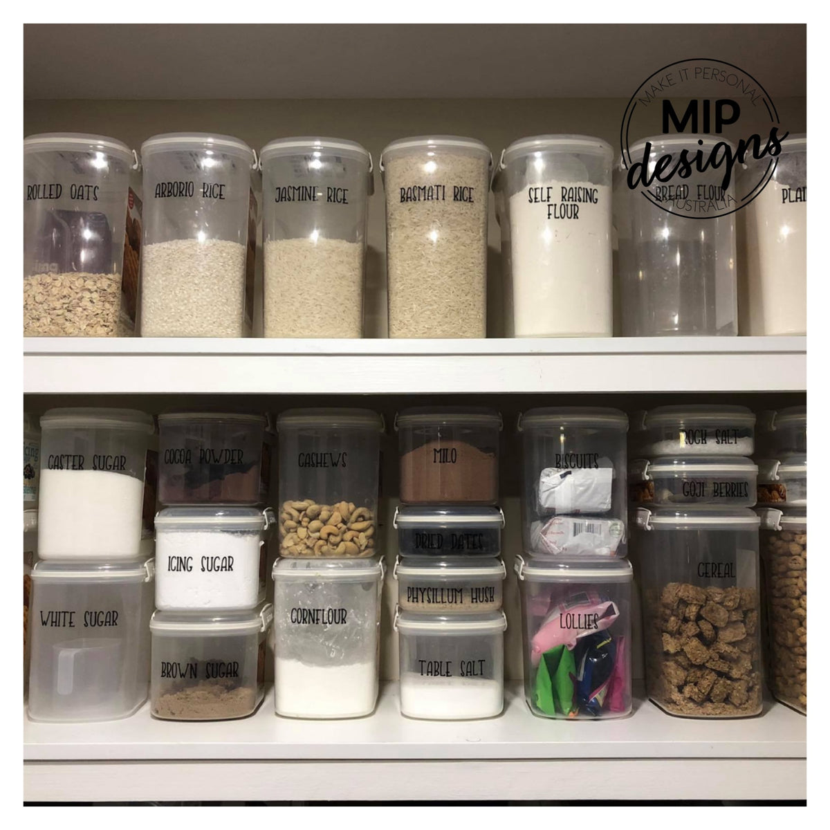 Label - Pantry Medium – Make It Personal Designs - Australia