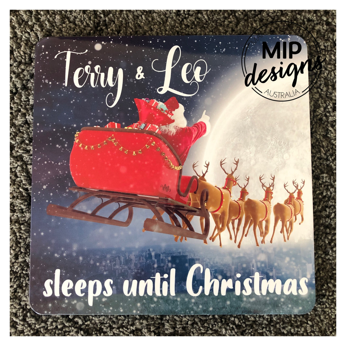Christmas countdown whiteboard – Make It Personal Designs - Australia