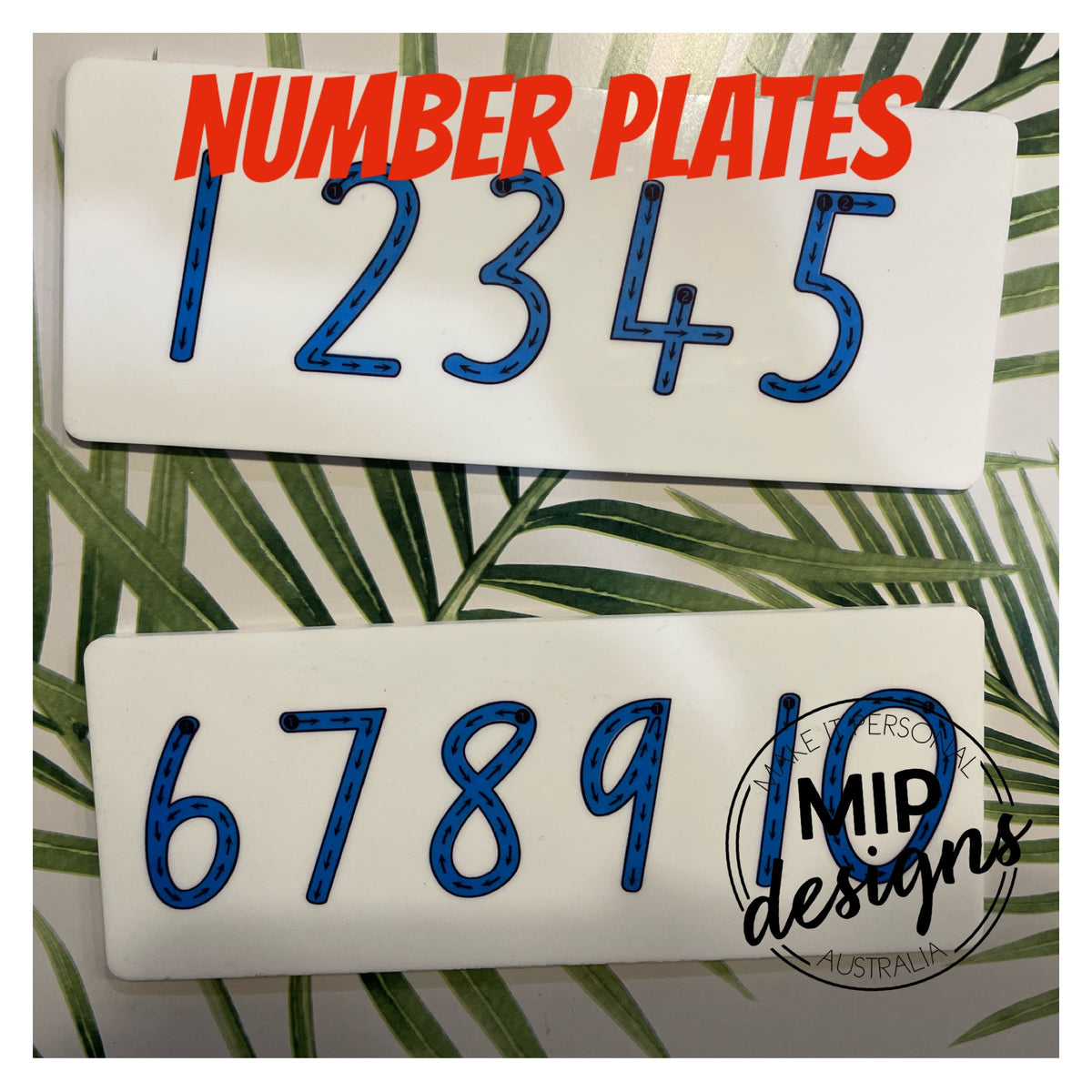 Acrylic Number Plates – Make It Personal Designs - Australia