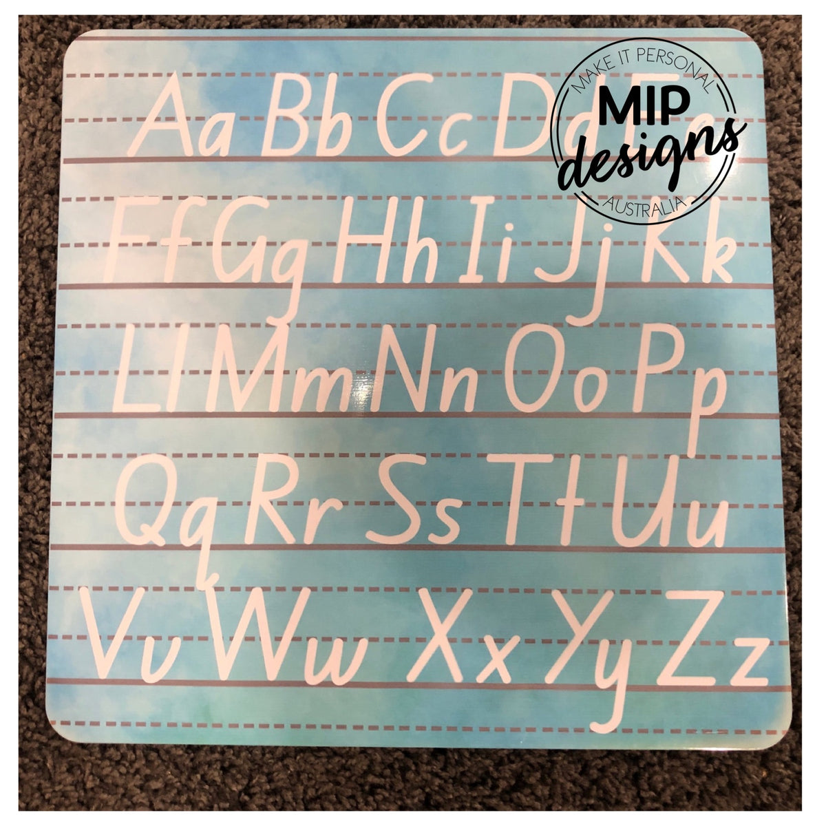 Alphabet Whiteboard – Make It Personal Designs - Australia